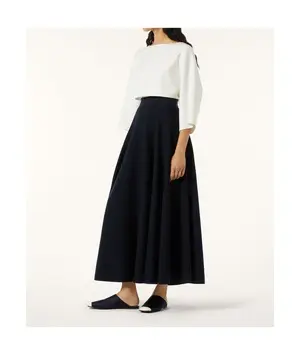 Loro Piana High-waisted Flared Skirt