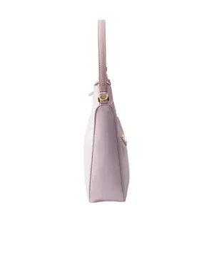 Prada Mini Zipper Handbag - Alabaster