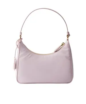 Prada Mini Zipper Handbag - Alabaster