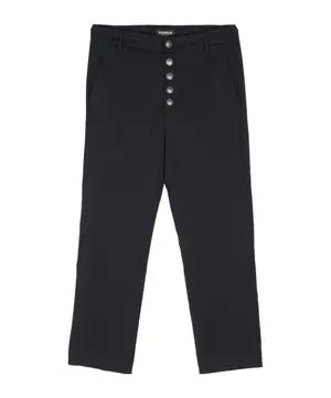 DONDUP Twill Woven Buttoned Trousers