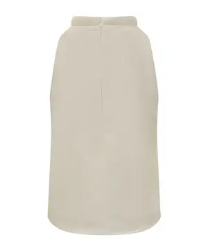 Loulou De Saison Sleeveless Top With Zipper Closure