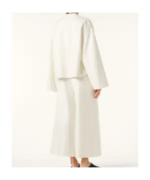 Loro Piana Cropped Jacket With Shawl Lapel