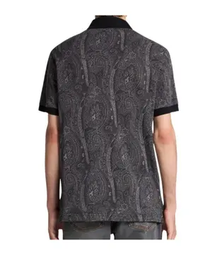 Etro Paisley Printed Short-sleeved Polo Shirt