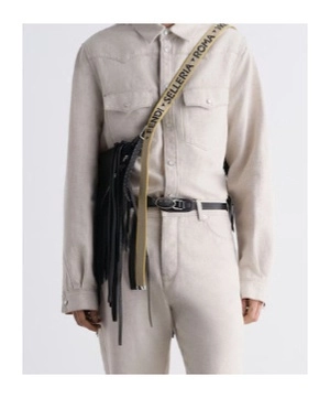 Fendi Ivory Selleria Denim Shirt