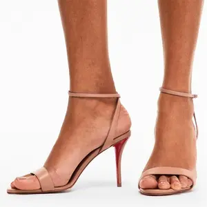 CHRISTIAN LOUBOUTIN Logo Heel Sandals
