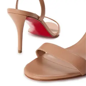 CHRISTIAN LOUBOUTIN Logo Heel Sandals