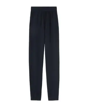 Loro Piana Wool Blend Casual Pants - Navy Blue