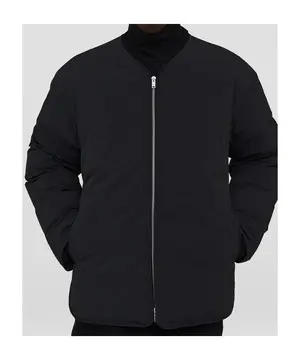 JIL SANDER Collarless Zip-up Down Jacket