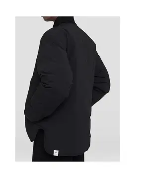 JIL SANDER Collarless Zip-up Down Jacket