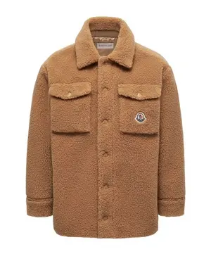 Moncler Teddy Fleece Long Sleeve Shirt