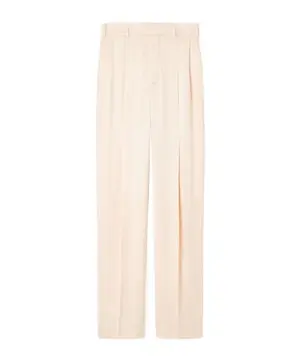 Loro Piana Waylon Pleated Trousers - White
