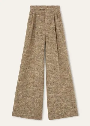 Loro Piana Horst Wide-leg Trousers - Brown