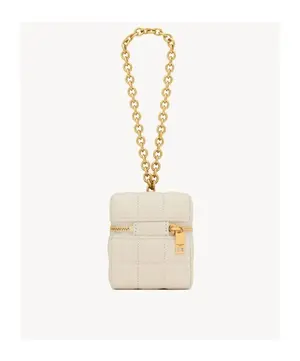 Saint Laurent Cassandre Matelassé Carré Mini Cube In Lambskin