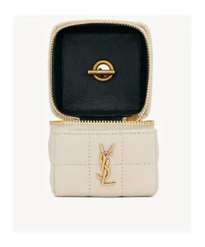 Saint Laurent Cassandre Matelassé Carré Mini Cube In Lambskin