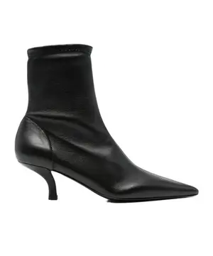 TOTEME Pointed Toe Heeled Sock Boots