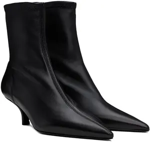 TOTEME Pointed Toe Heeled Sock Boots