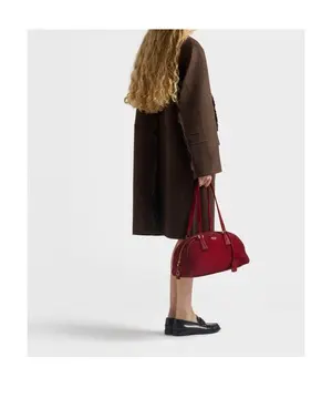 Prada Single-breasted Shetland Wool Coat