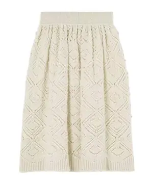 Loro Piana Cashmere Knitted Midi Skirt