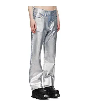 DOUBLET Coated Belt Loop Jeans