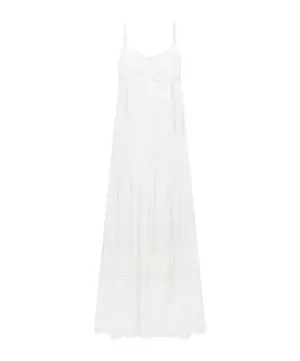 TWINSET Pleated Maxi Dress