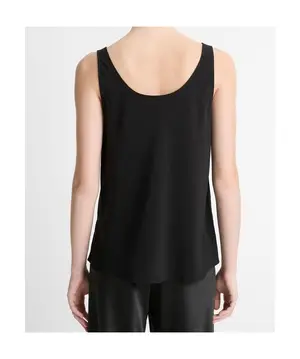 Vince Classic Stretch-silk Bias Tank