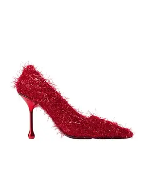 JIMMY CHOO Ixia 95 Tinsel Pumps