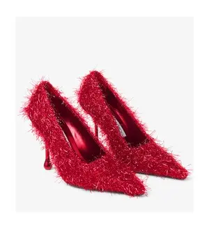JIMMY CHOO Ixia 95 Tinsel Pumps