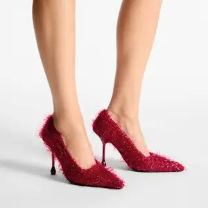 JIMMY CHOO Ixia 95 Tinsel Pumps