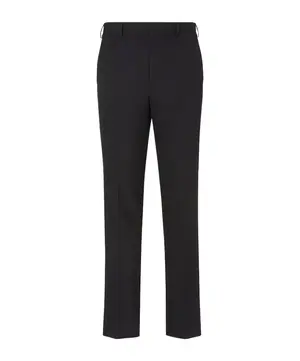 Fendi Wool Trousers - Black