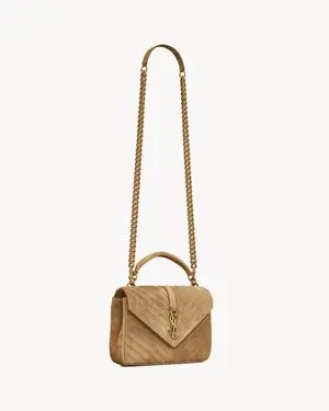 Saint Laurent College Quilted Medium Tote Bag