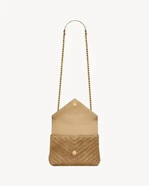 Saint Laurent College Quilted Medium Tote Bag