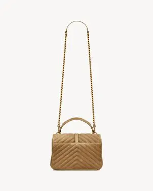 Saint Laurent College Quilted Medium Tote Bag