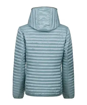 SAVE THE DUCK Quilted Hooded Jacket - Aqua