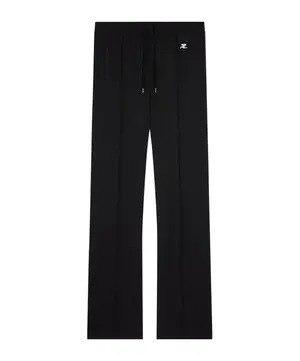 COURREGES Courrèges Logo Embroidered Drawstring Pants