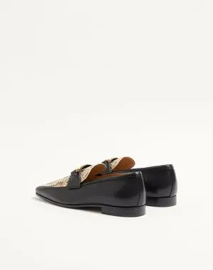 Valentino Garavani Vlogo Signature Kidskin And Python Loafer