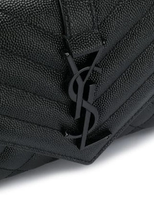Saint Laurent Small Monogram Matelassé Envelope Crossbody Bag