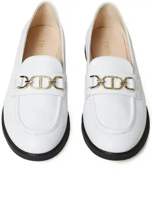 TWINSET Leather Loafers
