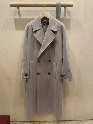 Loro Piana Long Double-breasted Coat