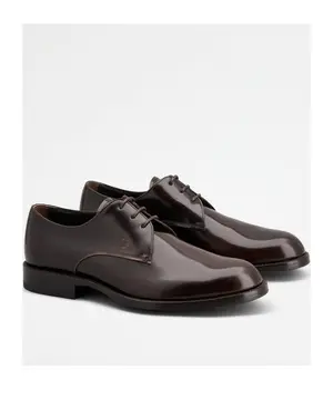 TOD'S Debossed-logo Derby Shoes