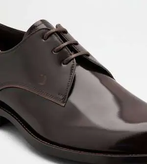 TOD'S Debossed-logo Derby Shoes