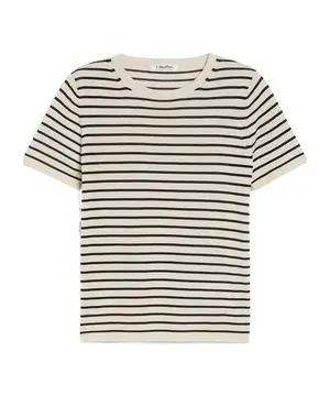 Max Mara Egidio Striped Crewneck T-shirt - Virgin Wool