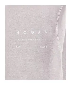 Hogan Logo-printed Zipped Hoodie