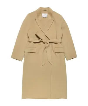 Acne Studios Belted Double-breasted Coat - Nude