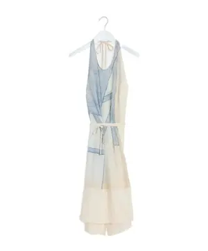LEMAIRE Philippe Weisbecker Apron Dress - Opal/gray