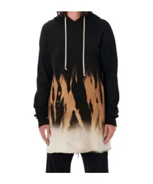 Rick Owens Sun Motif Pullover Hoodie - Black