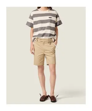 Miu Miu Striped Jersey T-shirt