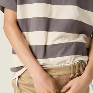 Miu Miu Striped Jersey T-shirt