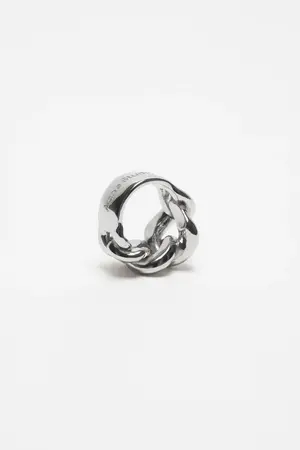 Acne Studios Chain Link Ring In Tone Brass