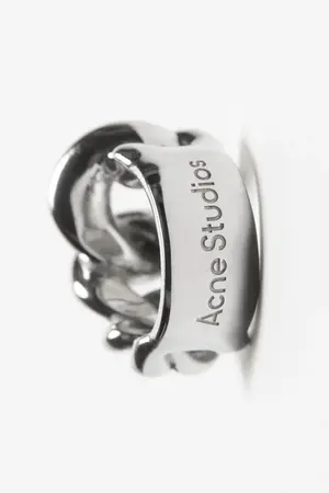 Acne Studios Chain Link Ring In Tone Brass
