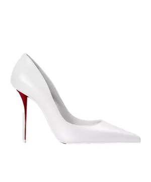 CHRISTIAN LOUBOUTIN Christian Louboutin Sole Leather Miss Z Pumps White